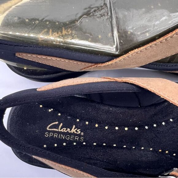 Clarks | Shoes | Clarks Springers Sandals Womens Slingback 8875 Tan ...
